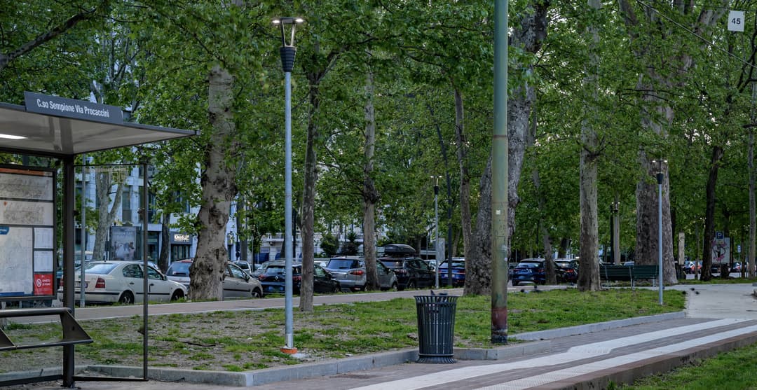 Street lighting in Milan - Disano Illuminazione - Fosnova